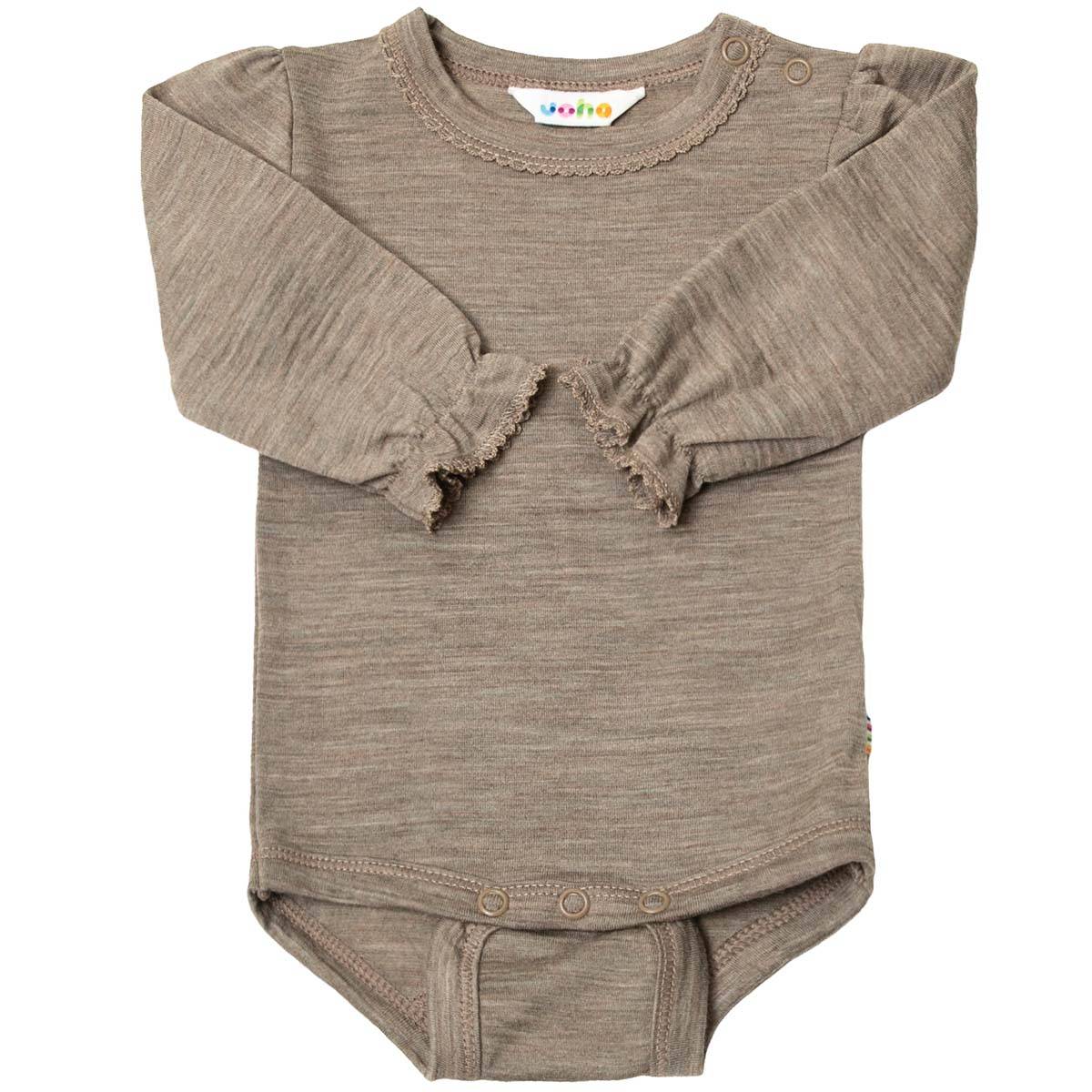 Joha body i ull m/blondekrage, sand - DressMyKid AS